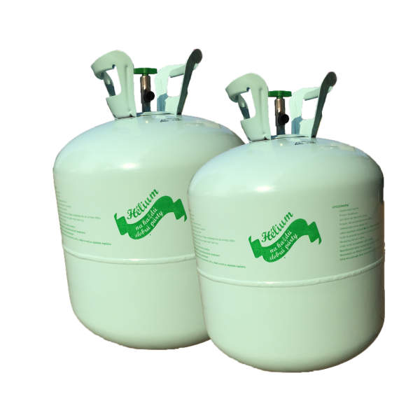 Hélium na 100 ks balónov - výhodné dvojbalenie